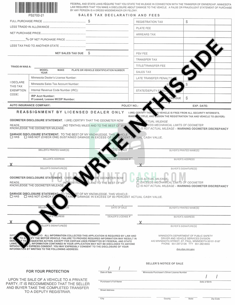 Step-by-Step Guide to Signing Your Title in MN