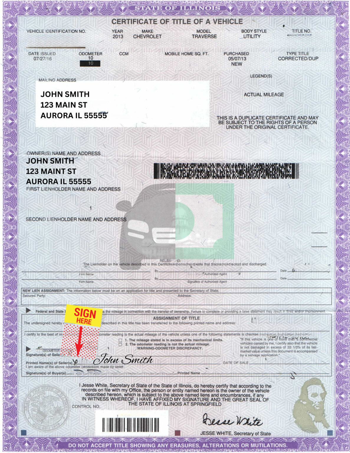 Step-by Step Guide To Properly Sign Your Car Title In Illinois